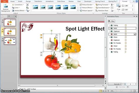 Enhanced Spotlight Effect Using Ms Powerpoint Animation Youtube