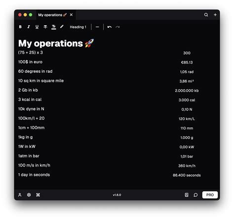 Home Notes Calculator