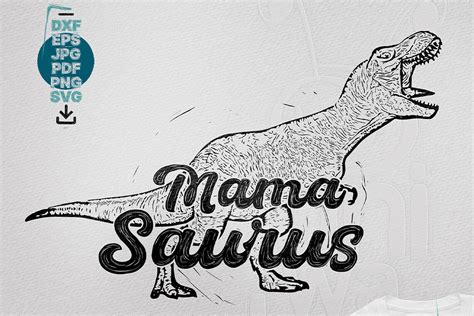 Mama Saurus Graphic By Duniwadoni · Creative Fabrica