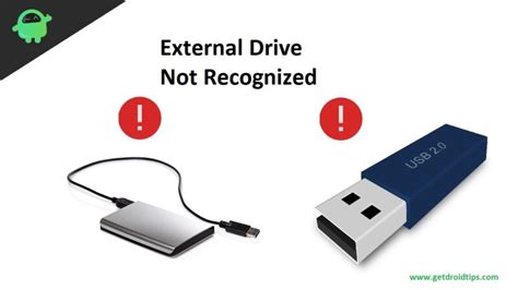 How To Fix If External Drive Not Recognized Or Showing Up
