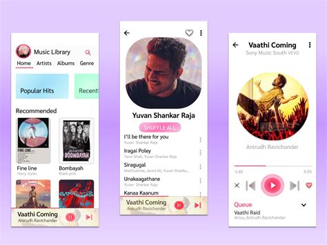 Music Library By Sreeman Rave On Dribbble