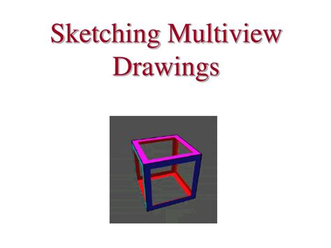 PPT Sketching Multiview Drawings PowerPoint Presentation Free Download ID 6655958