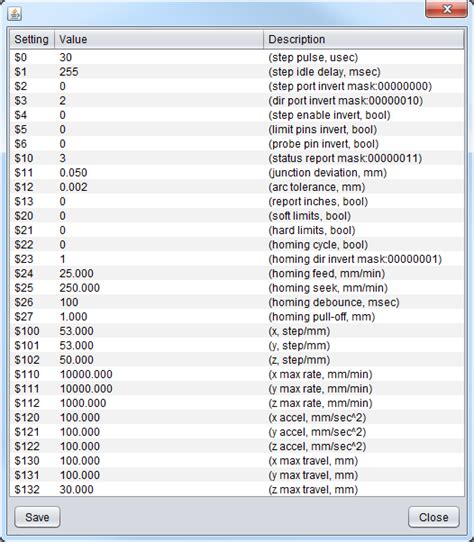 Grbl Firmware Settingsparameters Hex Files Download Update