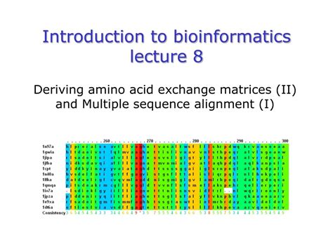 Ppt Introduction To Bioinformatics Lecture 8 Powerpoint Presentation Id8817366