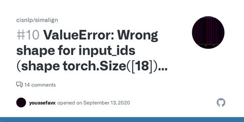 Valueerror Wrong Shape For Inputids Shape Torchsize 18 Or Attentionmask Shape Torch