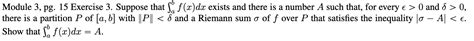 Solved Module 3 Pg 15 Exercise 3 Suppose That ∫abf X Dx