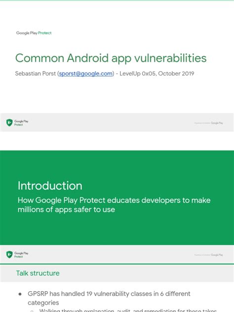 Android App Security For Developers Pdf Zip File Format Malware