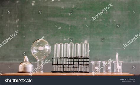 Scientific Experiment Equipment Background Science Lab Stock Photo Edit Now