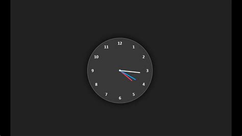 Analog Clock Using Html Css And Javascript How To Make Analog Watch Youtube