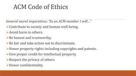 ACM Code Of Ethics PDF