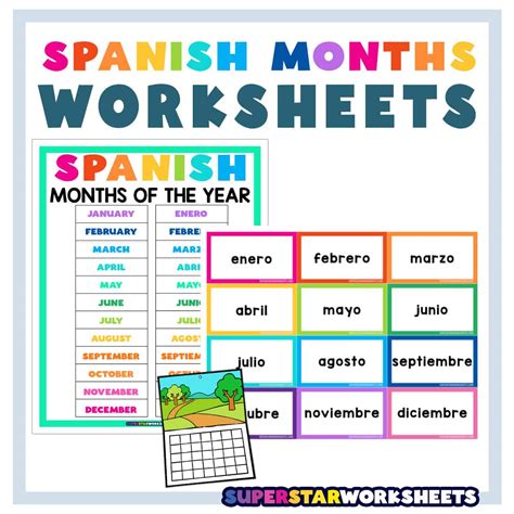 Spanish Months Of The Year Worksheet Live Worksheets Worksheets Library