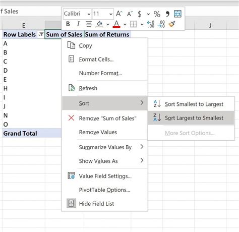 Excel How To Filter Top Values In Pivot Table