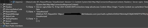 C Firebase Realtime Database Rest Api Returns Unauthorized Even With Token Stack Overflow