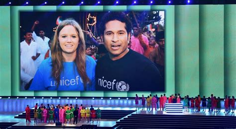 Unicef Ambassador Sachin Tendulkar Features At The Commonwealth Games
