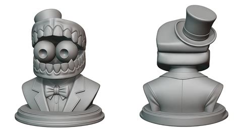 👤 Caine Bust Stl The Amazing Digital Circus 3d Print・archivo Stl Para
