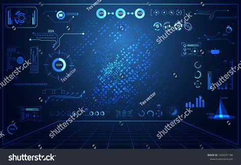 Abstract Technology Ui Futuristic Concept Hud Stock Vector Royalty Free 1569291196 Shutterstock