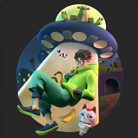 Okarun Stl 3d Print Model Cults 3d