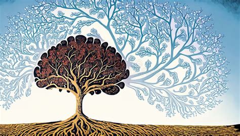 Illustration Of The Tree Of Life Root Of The Tree Stock Illustration Illustration Of Garden