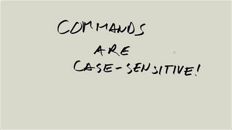 linux tutorial series 26 commands are case sensitive youtube