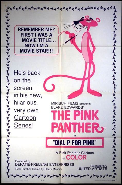 Blake Edwards Pink Panther Dial P For Pink S 1965 Filmaffinity