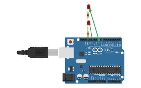 Circuit Design Led Blinking Tinkercad