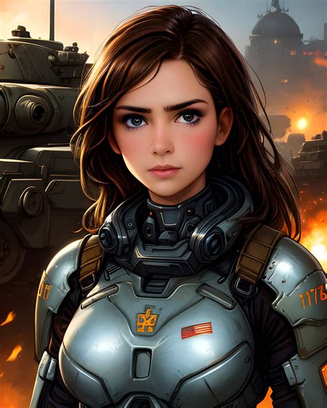 Download Ai Generated Woman Cyborg Royalty Free Stock Illustration