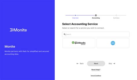 Set Up Accounting Integration Monite Documentation
