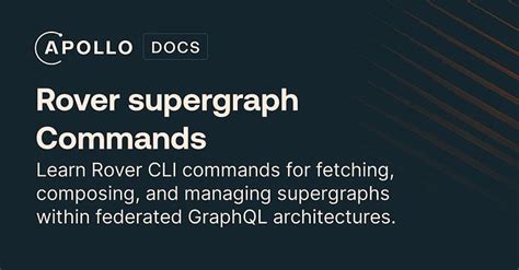 Using Router Without A Supergraph Schema Or How To Generate A Supergraph Schema Router