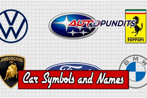 Top 10 Iconic Car Symbols And Names Autopundits