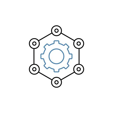 Framework Concept Line Icon Simple Element Illustrationframework