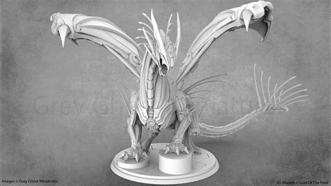 Amazing Dragon Construct Model Dragon Miniature Lord Of Etsy
