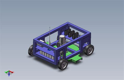 自动割草机设计图纸资料 苹果园除草机设计【三维sw模型 Cad图纸 说明书】 Solidworks 2014 模型图纸下载 懒石网