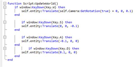 Help With First Person Camera Controller Programming Leadwerks