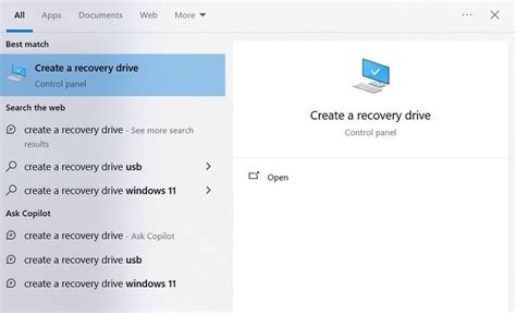 How To Create A Recovery Drive In Windows Simple Steps GeeksforGeeks