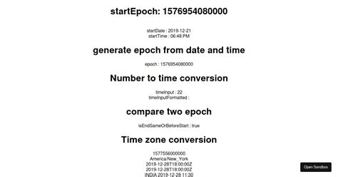 React Moment Timezone Playground Codesandbox