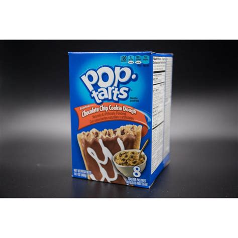 Pop Tarts Frosted Chocolate Chip Cookie Dough 8 Pack 384g Usa Bruce Super Convenience