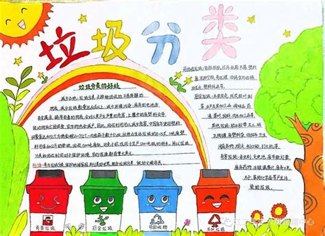 垃圾分类你有我的手抄报 垃圾分类手抄报 普车都