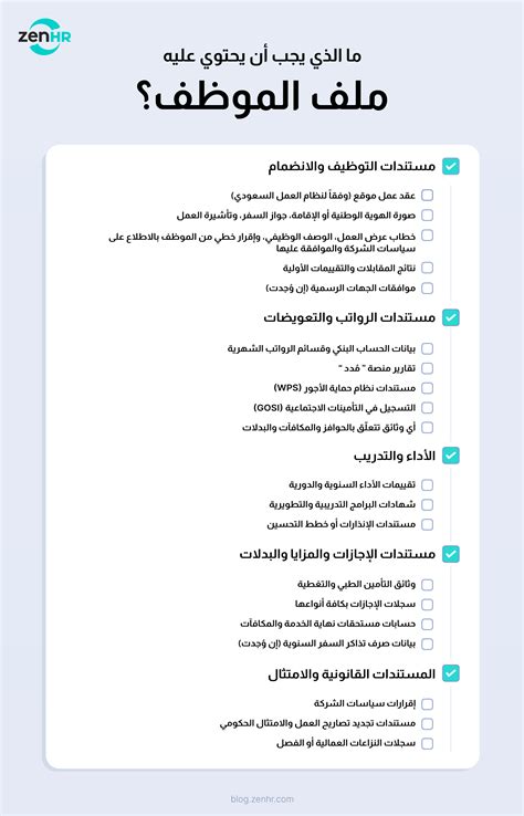 الدليل الشامل لإعداد وإدارة ملفات الموظفين في السعودية الامتثال