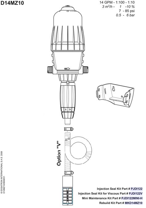 Dosatron D14mz10 Parts Diagram Quizlet