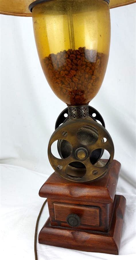 Unique Vintage Large Coffee Grinder Lamp And Lampshade Sally Antiques