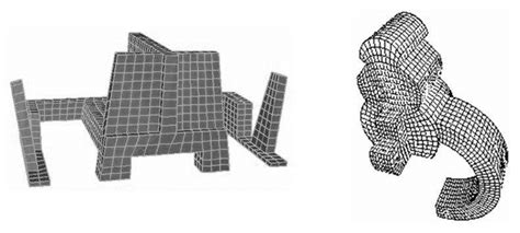 2 example meshes using a submapping algorithm download scientific