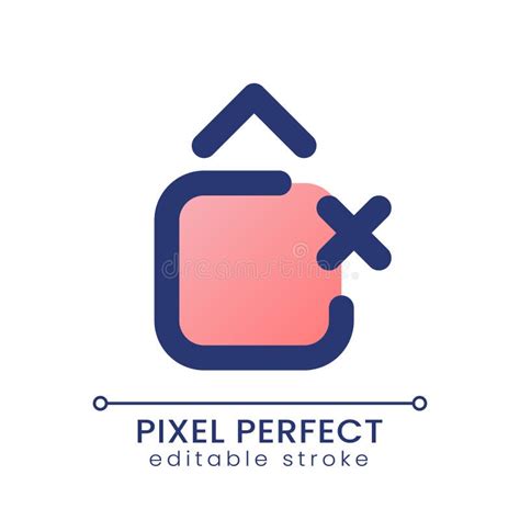 Remove Jump Animation Effect Pixel Perfect Gradient Fill Ui Icon Stock Vector Illustration Of