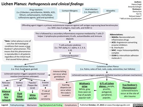 Lichen Planus Pathogenesis And Clinical Findings Calgary Guide