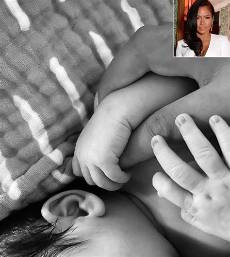 Cassie Shares Sweet Glimpse Of Her Newborn Daughter Frankie