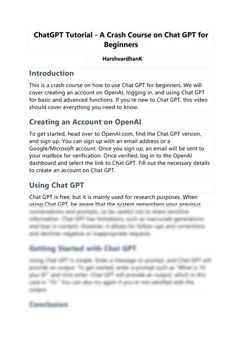 Solution Chatgpt Tutorial A Crash Course On Chat Gpt For Beginners
