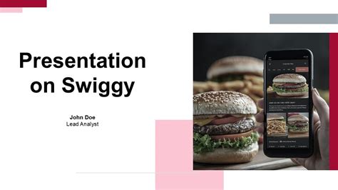Presentaion On Swiggy PPT PowerPoint ST AI