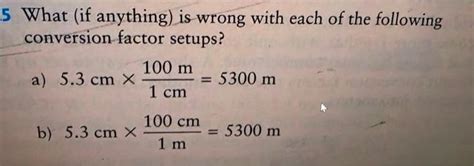 Solved 5 What If Anything Is Wrong With Each Of The Chegg Com