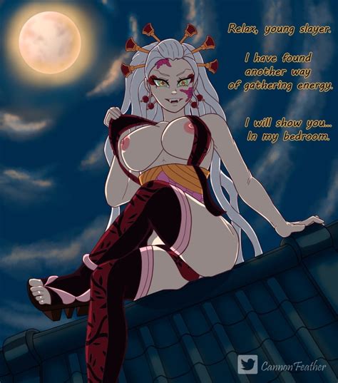 Rule 34 Big Breasts Breasts Out Cannonfeather Daki Kimetsu No Yaiba Demon Girl Demon Slayer