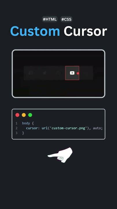 Custom Cursors In Css 🚀 Youtube
