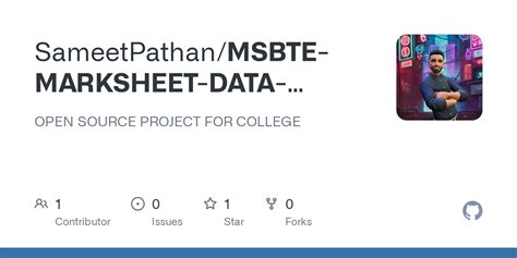 Github Sameetpathanmsbte Marksheet Data Extraction Open Source